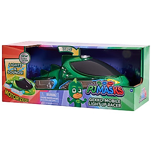 PJ Masks Light Up Racer, Gekko-Mobile, Kids Toys for Ages 3 Up by Just Play