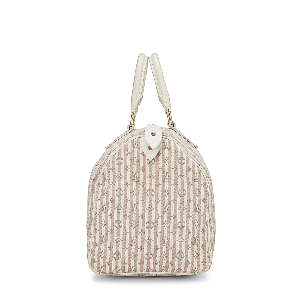 Louis Vuitton, Pre-Loved Pink Monogram Mini Lin Croisette Speedy 30, Pink