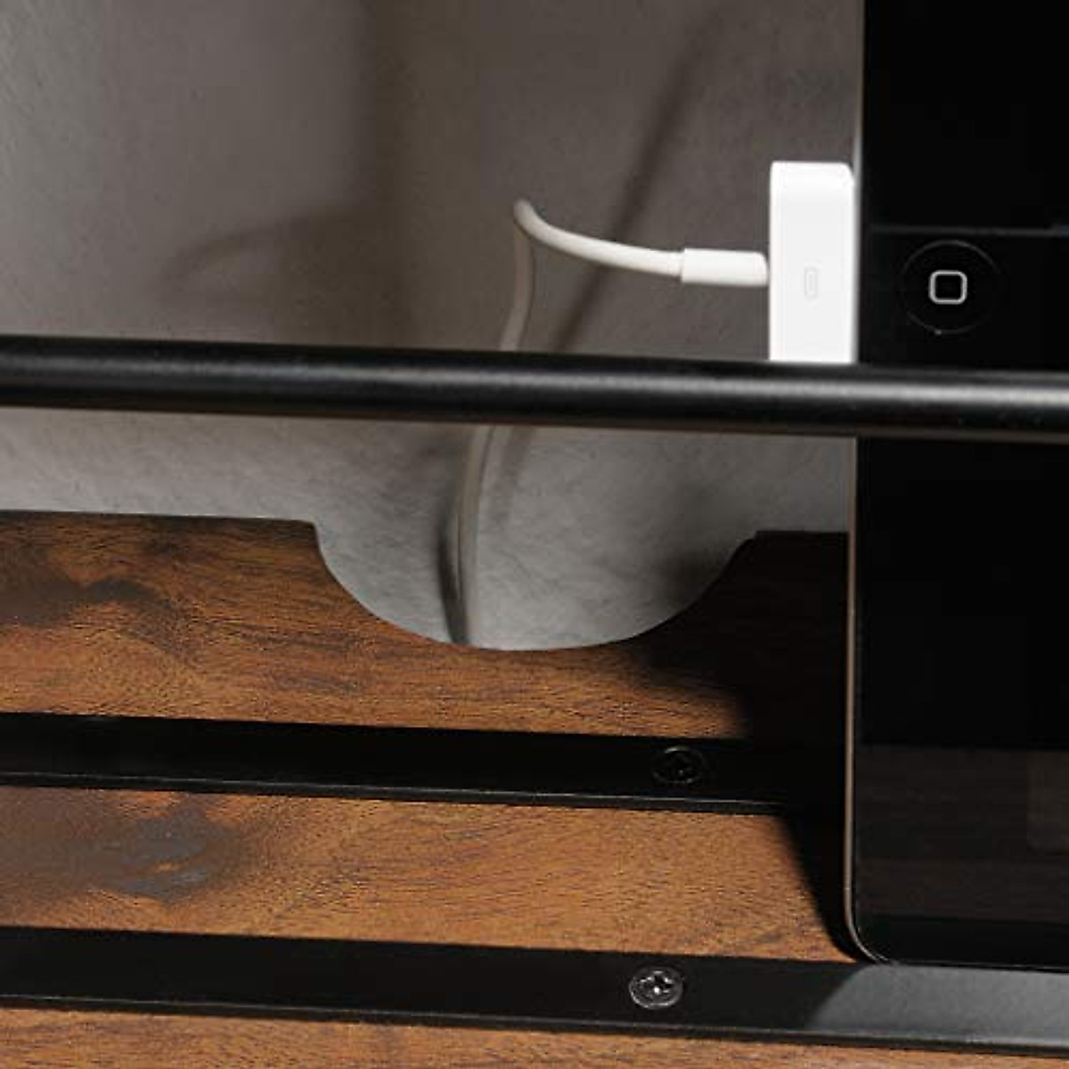 Sauder Harvey Park Wall Desk, Grand Walnut Finish