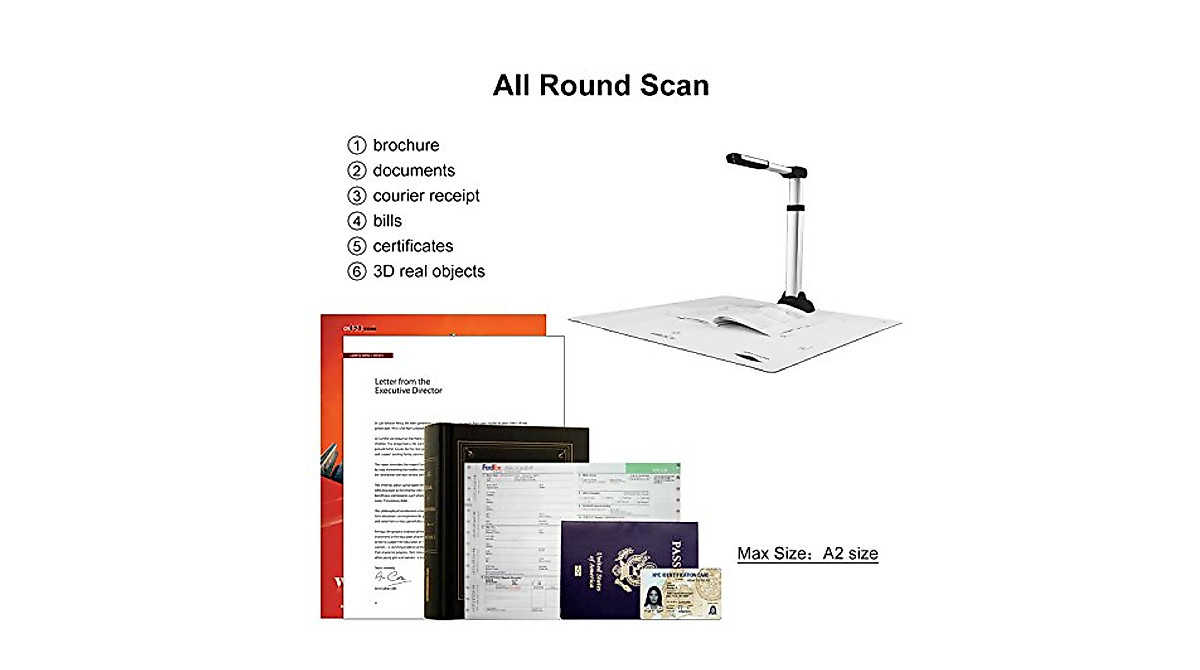 eloam S1800A2AF Document Camera for Office & Classroom