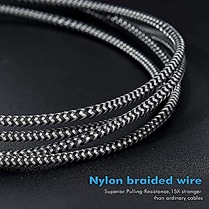 SUPVOL iPhone USB C to Lightning Cable, 2 Pack 10ft MFi 20W iPhone Fast Charger Nylon Braided Extra Long Cord Compatible with iPhone 14/13/12/12 Pro Max/12 Pro/11/11 Pro/X/XS/XR/XS Max/8/8 Plus/SE