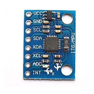 HiLetgo 3pcs GY-521 MPU-6050 MPU6050 3 Axis Accelerometer Gyroscope Module 6 DOF 6-axis Accelerometer Gyroscope Sensor Module 16 Bit AD Converter Data Output IIC I2C for Arduino