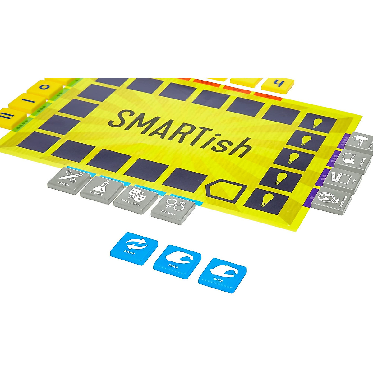 Mattel Games Smartish Trivia Board Game for 2 to 12 Players Ages 14 Years and Older, Category-Swap Strategy