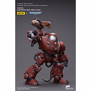 JoyToy Warhammer 40K: Adeptus Mechanicus Kastelan Robot with Incendine Combustor 1:18 Scale Action Figure