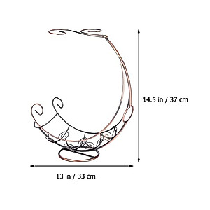 Cabilock Wine Bottle Rack Countertop Rack Glasses Rack Pirate Ship Bottle Holder Storage Shelf Beer Soda Can Dispenser for Home Party Bar Bottle Holders Ornament Display Stand Ornament Display Stand