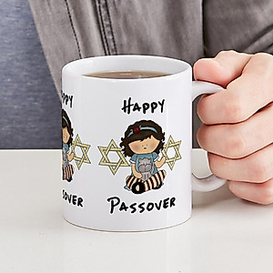 CafePress Happy Passover Girl Mug Ceramic Coffee Mug, Tea Cup 11 oz
