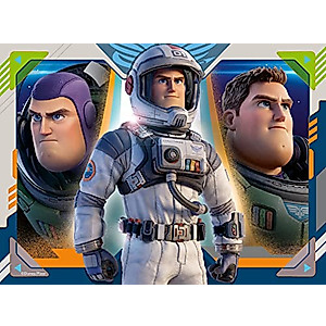 Ravensburger Disney Pixar Buzz Lightyear Jigsaw Puzzles for Kids Age 3 Years Up - 4 in a Box (12, 16, 20, 24 Pieces)