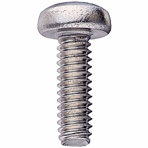 Small Parts MI26MTP188 18-8 Stainless Steel Pan Head Machine Screw, Meets ISO 7045, T6 Star Drive, M2-0.4 Thread Size, 6 mm Length, Fully Threaded, Import (Pack of 100)