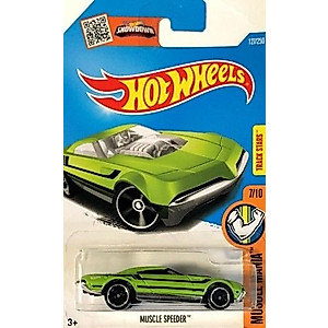 Hot Wheels 2016 - Muscle Speeder (Green) J Case #127 .HN#GG_634T6344 G134548TY65408