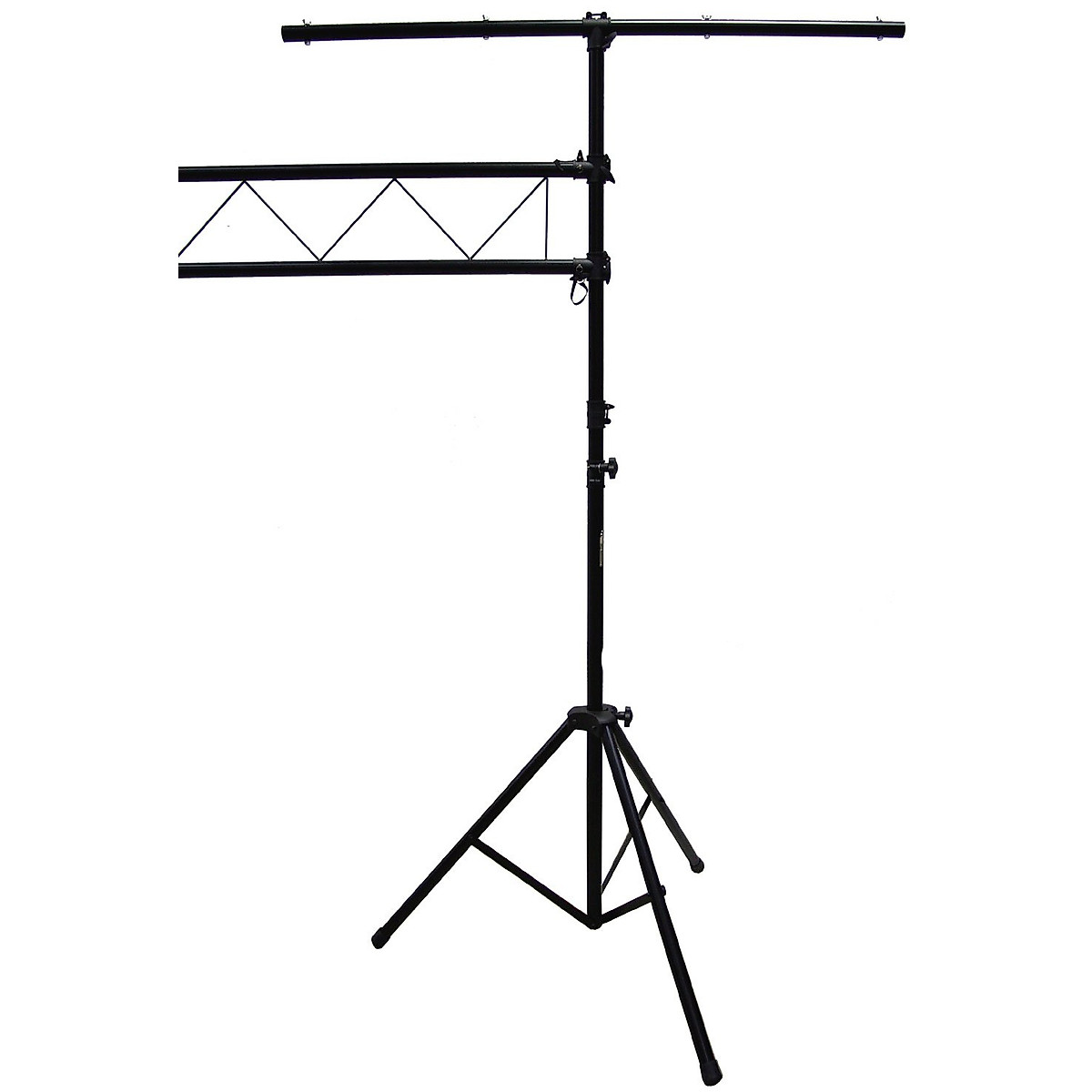 American Sound Connection Pro Audio Mobile DJ Light Stand 10 Foot Length Portable Truss Lighting System with T-Bar