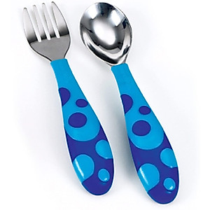 Munchkin Toddler Fork and Spoon Set, Assorted colours