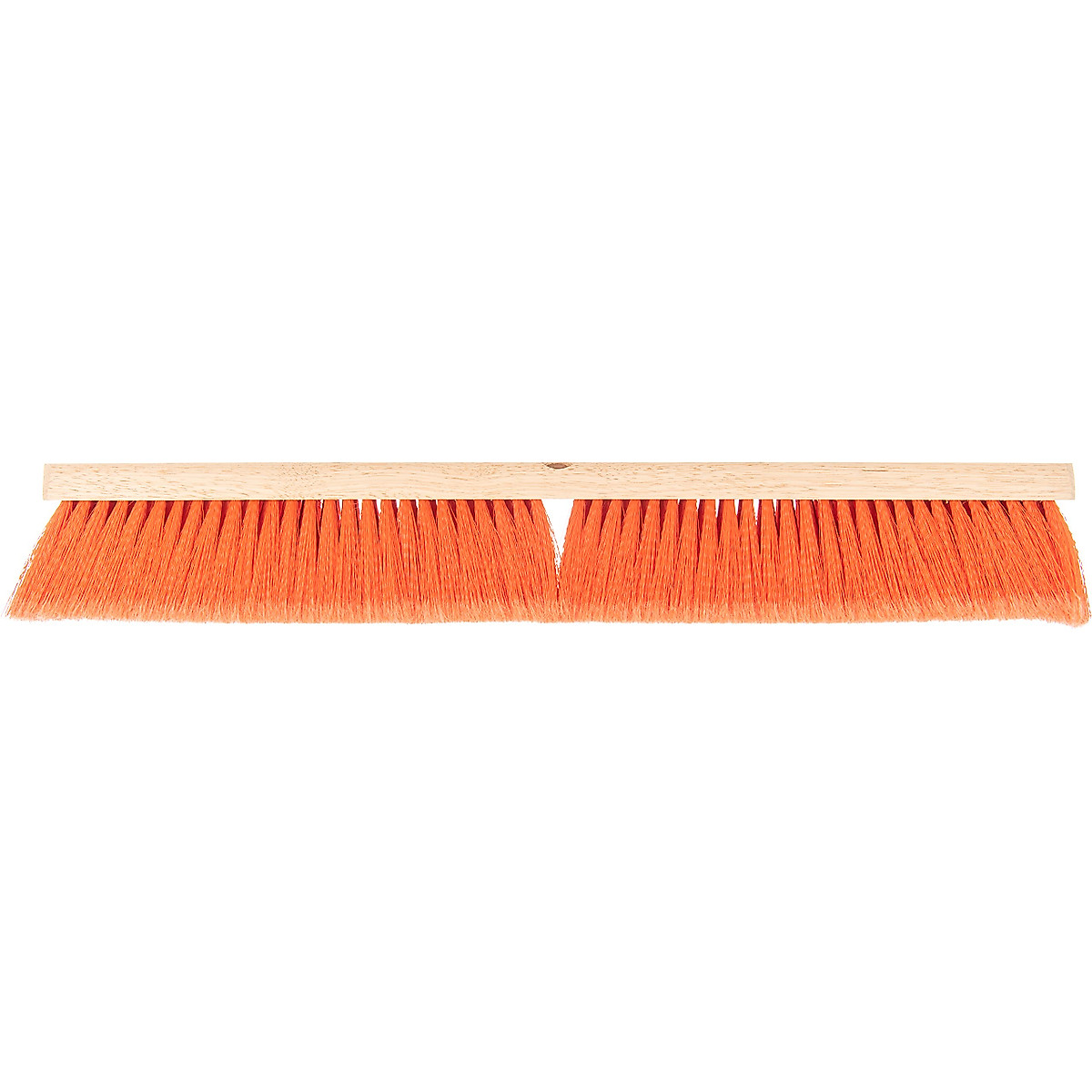 SPARTA 4501424 Flo-Pac Flagged Fine Floor Sweep, Polypropylene Bristles, 24" Block Size, 3" Bristle Trim, Orange