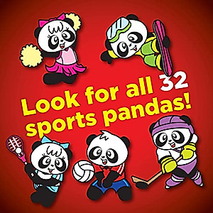 MEIJI Hello Panda Cookies, Chocolate Crème Filled - 2.1 oz, Pack of 10 - Bite Sized Cookies with Fun Panda Sports