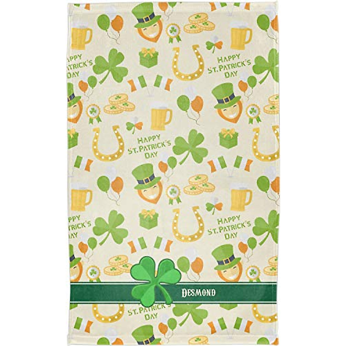 RNK Shops St. Patrick's Day Finger Tip Towel - Full Print (Personalized)