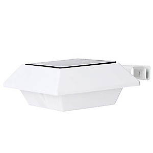Solar Fence Light, Garden Security Gutter Lamp Solar Powered for Fence Roof Gutter Garden Yard Wall Lamp for Aisle for Home