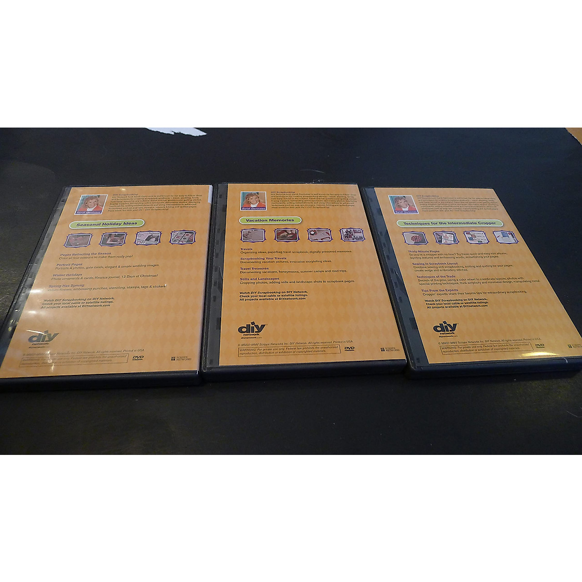 diy Scrapbooking: Seasonal Holiday Ideas / Vacation Memories / Techniques for the Intermediate Cropper (3-DVD Set)