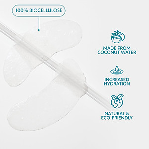 Talika Bio Enzymes Eye Patch - Instant Ultra-Moisturising Under Eye Patches for Adults - Eye Mask For Dark Circles Tired Eyes & Puffiness - Single Pair Under Eye Mask