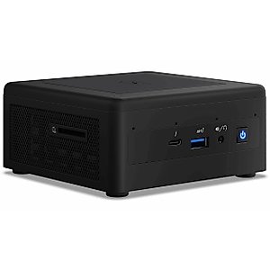 ME2 MichaelElectronics2 Intel NUC Kit RNUC11PAHI30Z01 Home, Business Mini Desktop (Intel i3-1115G4 2-Core, Intel UHD, 16GB RAM, 256GB PCIe SSD, WiFi, USB 3.2, Bluetooth, Display Port, Win 10 Pro)