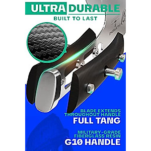 Dalstrong Guardian Chef Knife - 8 inch - Gladiator Series Elite - Ergonomic Design - Razor Sharp - Forged High Carbon German Steel - Full Tang - w/Sheath