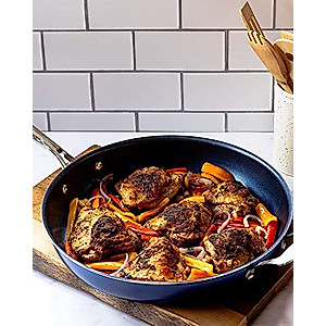 Granite Stone Diamond Granite Stone, 15 Piece Cookware and Bakeware Set, Blue