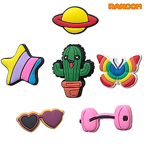 GZLSXCL 25,50,100,125 Random Shoe Charms for Clog Shoes Party Favor Birthday Gifts