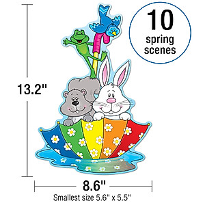 Spring Bulletin Board Set, Carson Dellosa Classroom Decorations, 41 Pieces