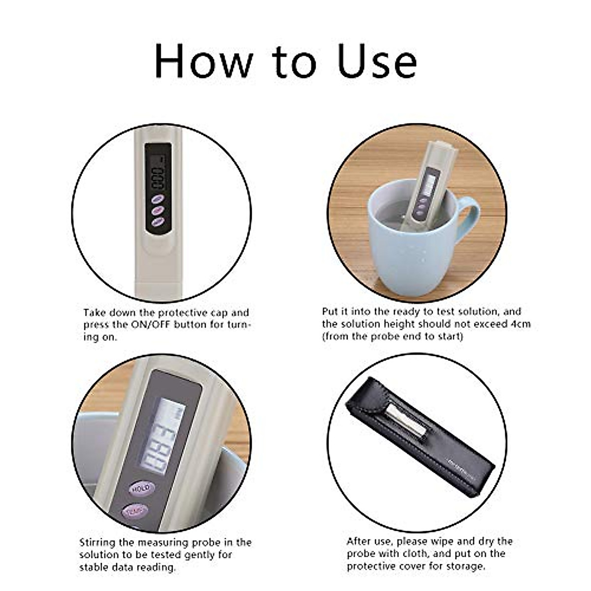 1Pc Digital Tds Total Dissolved Solids Meter Pen Water Quality Purity Temp Ppm Testing Tds Meter,Ppm Meter,Total Dissolved Solids Meter,Batteries for Tds,Bluelab Tds Meter,Ppm Mete