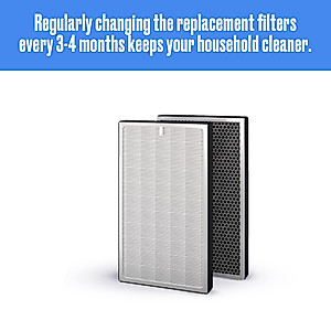 G6 Wellness Replacement Filter Compatible with Air MA-35 Air Purifier | 3 in 1 Filtration | Medical Grade True HEPA Filter H13 | Activated Carbon | Pre-Filter | 99.9% removal