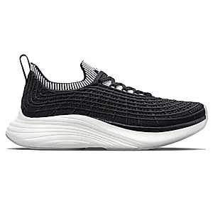 APL: Athletic Propulsion Labs Men's Techloom Zipline, Black/White/Ribbed, 10