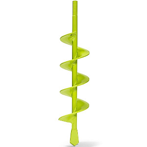 XtremepowerUS 2” x 9" inch Plant Flower Bulb Auger Drill Bit Garden Flower Auger Earth Dirt Hole Digger Bedding Plant Auger for 3/8” Hex Drive Drill
