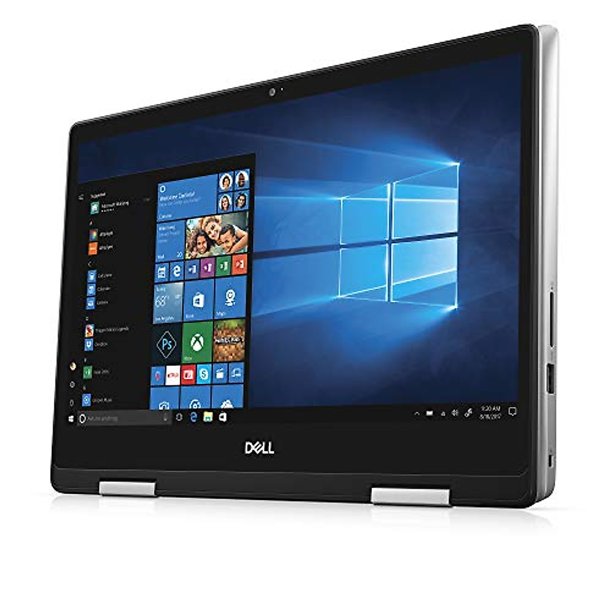 Dell Inspiron 2-in-1 Laptop LED-Backlit Touch Display, i7-8565U, 8GB 2666MHz DDR4, 256 GB m.2 PCIe SSD, 14", Silver, Alexa Built-In (i5482-7069SLV-PUS)