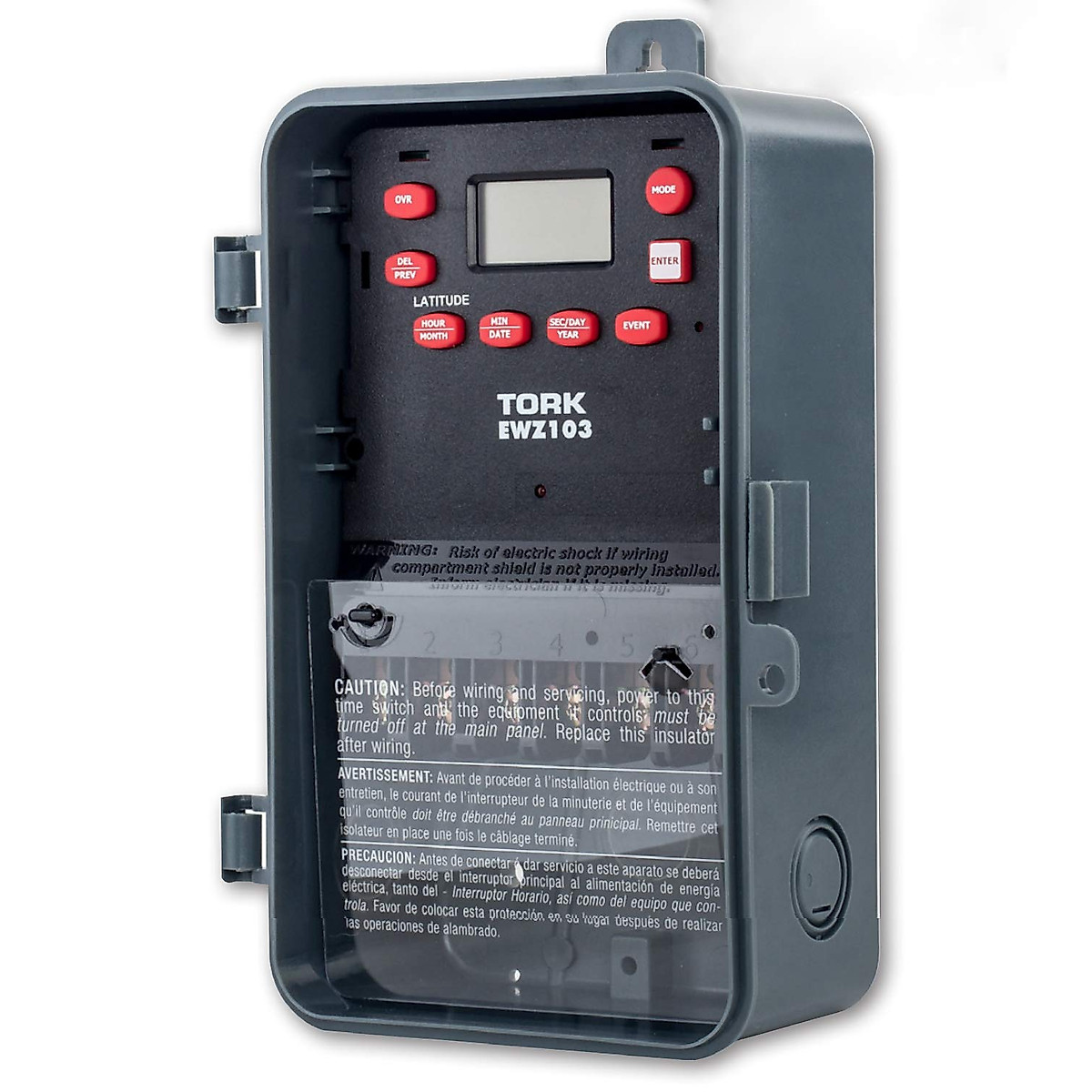 EWZ Series Multipurpose Control Astronomic 7 Day Time Switch, 120-277 VAC Input Supply, 1 Channel, DPST Output Dry Contact