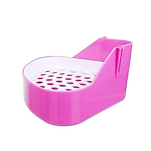 Mkono Potty Trainer (Random Color) Corner Litter Box for Hamster Guinea Pig Ferret Gerbil Rats