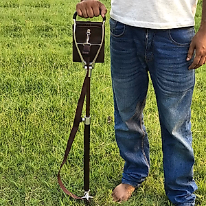 Shooting Seat Stick | Quality Hunting Stick | Adjustable Antique Brown Shooting Stick | Very Durable Leather Seat Folding Chairs | Lightweight Walking Stick | Hunting Equipment
