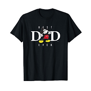 Disney Mickey Mouse Best Dad Ever Thumbs Up Father’s Day T-Shirt