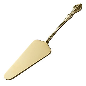 Hemoton Cake Shovel Baking Peel Engraved Cake Pie Server Spatula Turner Pie Lifter Tart Dessert Slicer Pie Server Utensil Cake Cutting Spatula Portable Cake Maker Stainless Steel