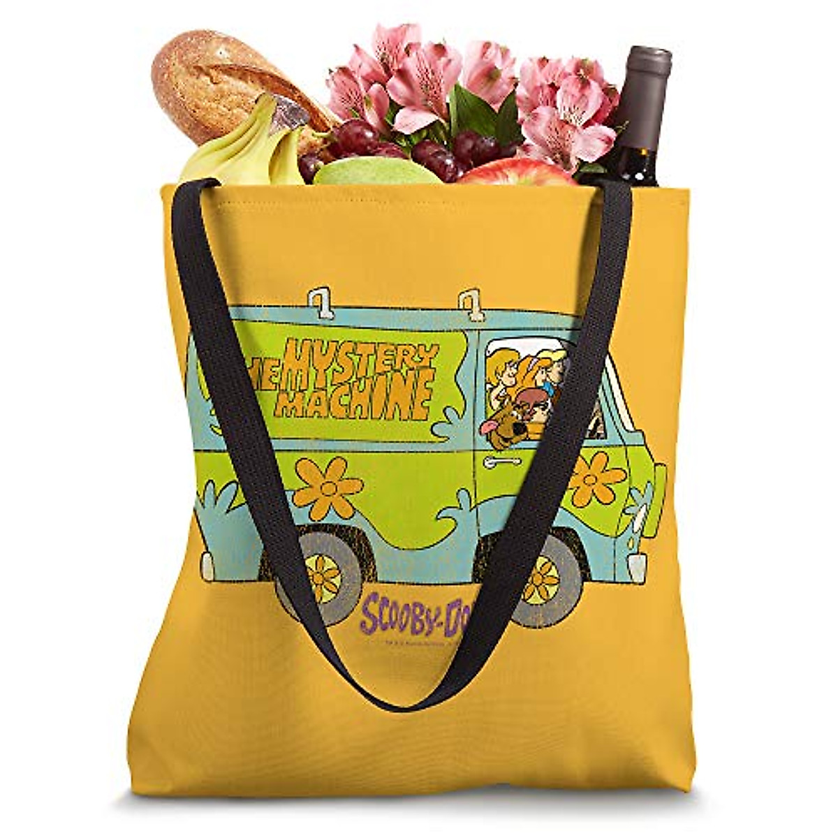 Scooby-Doo The Mystery Machine Driving Tote Bag