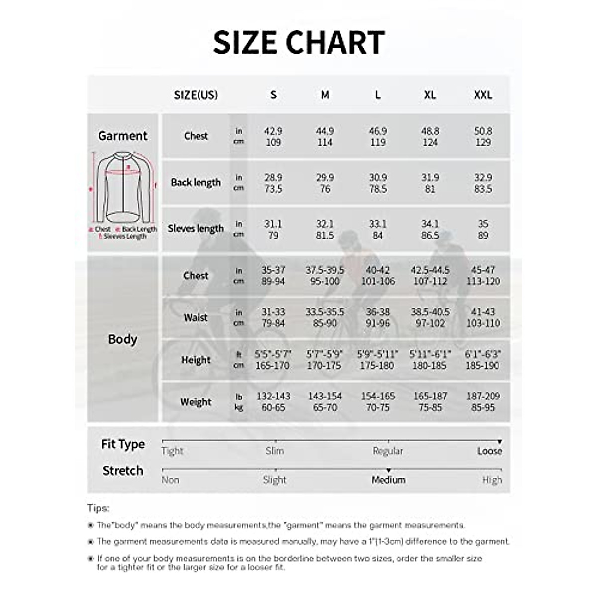 ARSUXEO Men's Half Zipper Cycling Jerseys Long Sleeves MTB Bike Shirts 6031 Gray Size Medium