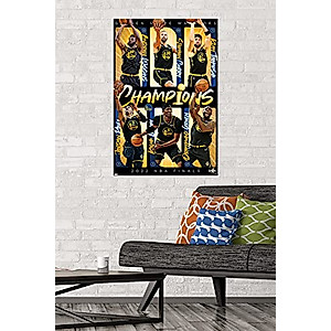 Trends International NBA Golden State Warriors - 2022 Commemorative NBA Finals Champions Wall Poster