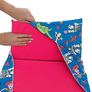 Disney Toy Story Blue and Green Preschool Nap Pad Sheet