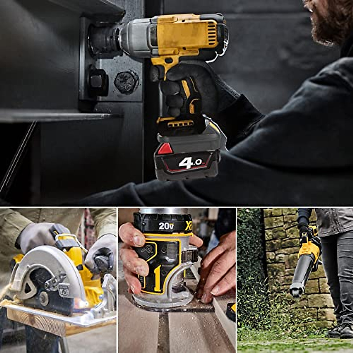 KUNLUN MIL18DL Battery Converter for Milwaukee to Dewalt Battery Adapter, Convert for Milwaukee M18 18V Battery to Dewalt 20V Battery for Dewalt Cordless Tools(Bare Adapter Only)