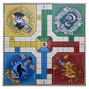 Paladone Hogwarts Ludo - Family Night Board Game - Ages 6+ 2-4 Players - Officially Licensed Harry Potter Merchandise
