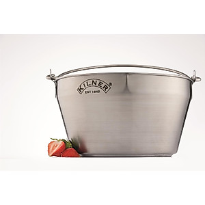Kilner Silver Stainless Steel Preserving Jam Pan
