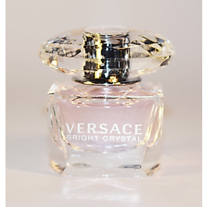 Versace Bright Crystal For Women Miniature Collectible 0.17 oz EDTBottle OnlyFree Name Brand Sample-Vials With Every Order