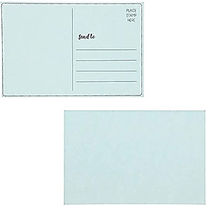 Paper Junkie Multicolored Mailable Blank Postcards Pack of 48 – 4 x 6 inches