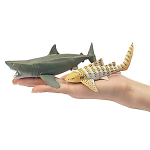 Toymany 14-Piece Realistic Sea Animal Figurines Set: 2-6" Ocean Creatures Including Whales, Sharks, Dolphin - Perfect for Cake Toppers & Gifts for Kids