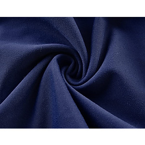 coastal rose Women's High Waisted Workout Leggings 7/8 Length Sport Tights with Inner Pocket Tummy Control Yoga Pants Midnight Blue S