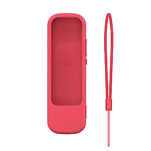 Roku Voice Remote Cover for Roku Voice Remote Pro 2nd Ed(2024), Roku TCL RC580,Stick 4k+,RCA1R 2022,RCAL7R Remote Shockproof Silicone Protective Case for Streaming Stick 4K with Remote Loop(Red)