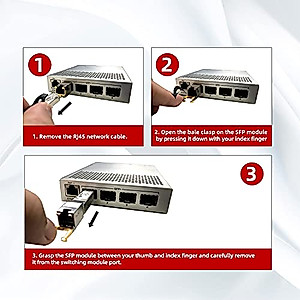 SFP+ to RJ45 Copper Module - 10GBase-T Plus Transceiver for Cisco SFP-10G-T-S, Ubiquiti, Netgear, Supermicro, QNAP, Broadcom, MikroTik S+RJ10, Avago, up to 30m