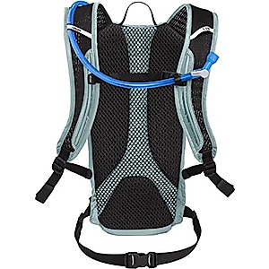 CamelBak Women's Lobo 9 Bike Hydration Pack - Helmet Carry - Magnetic Tube Trap- 70oz, Blue Haze/Black